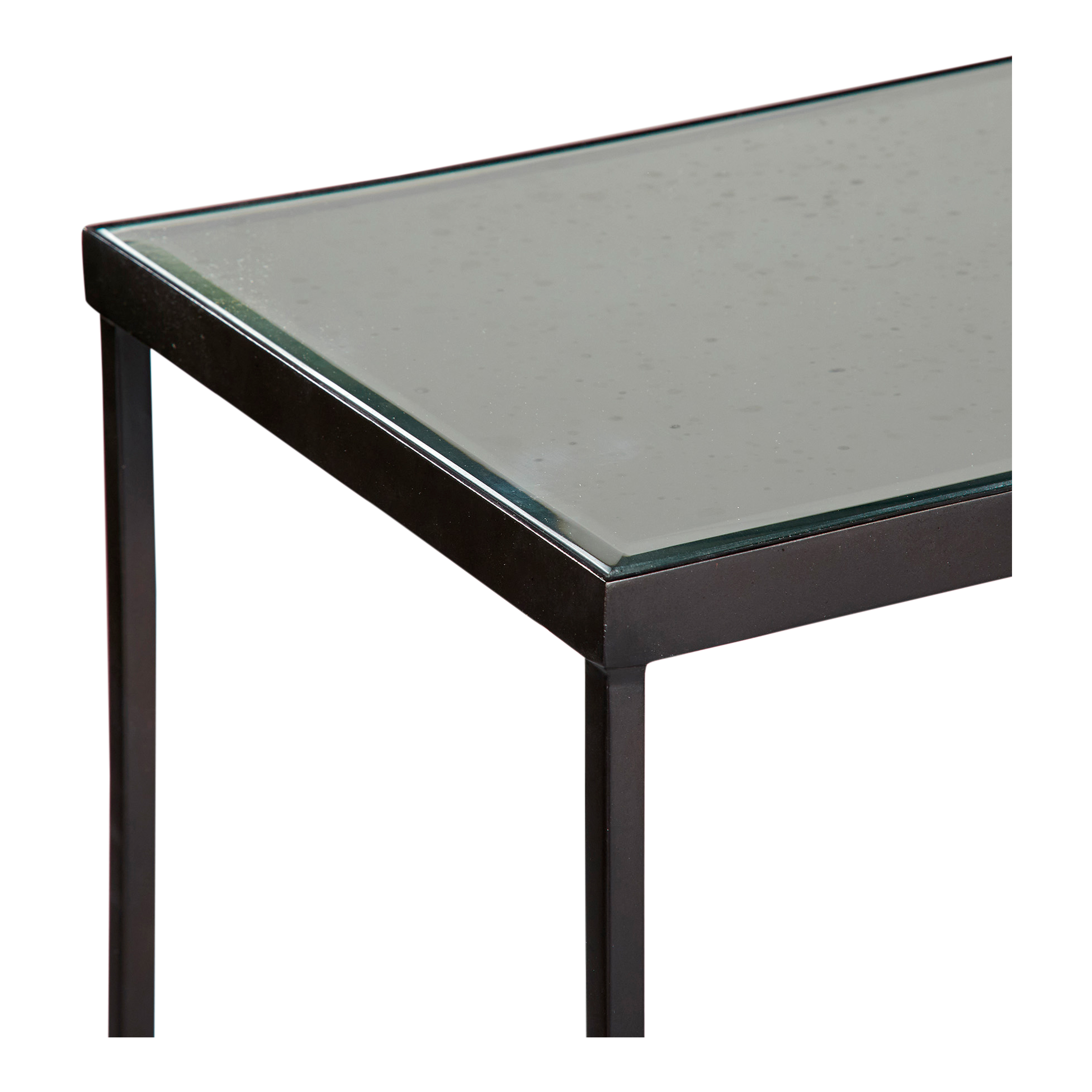 Victor Console Table | Bronze and Antique Mirror,… | Robert Langford