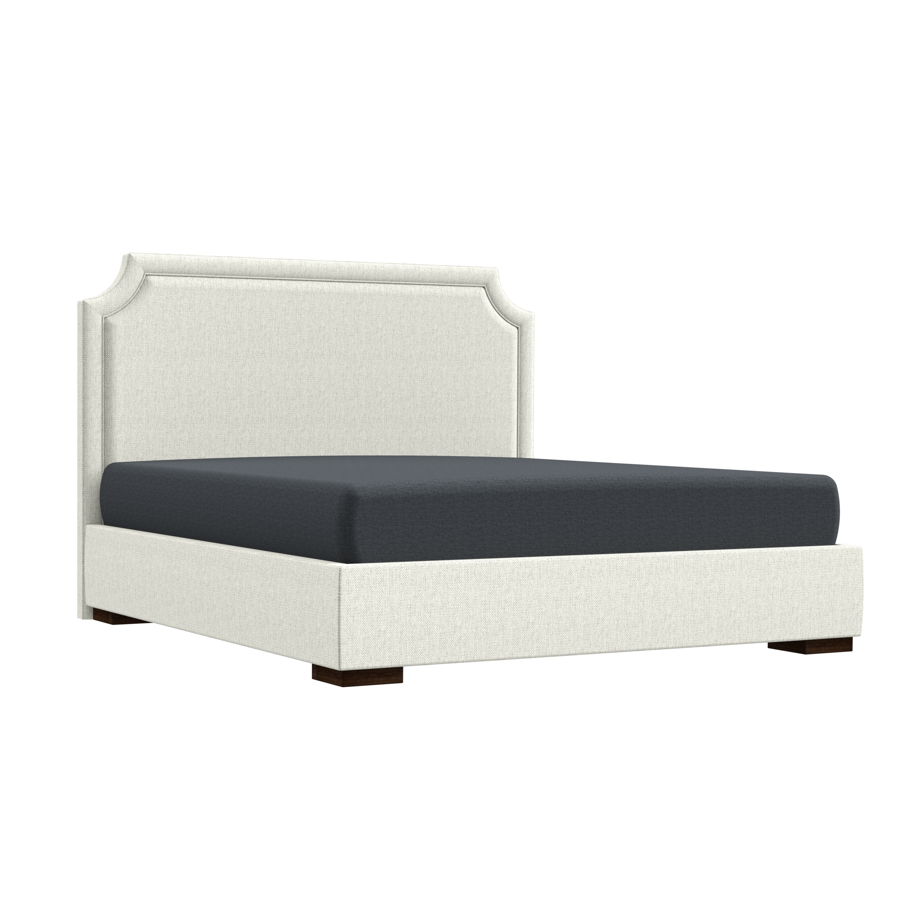 Spencer Curved Upholstered Bed | Robert Langford