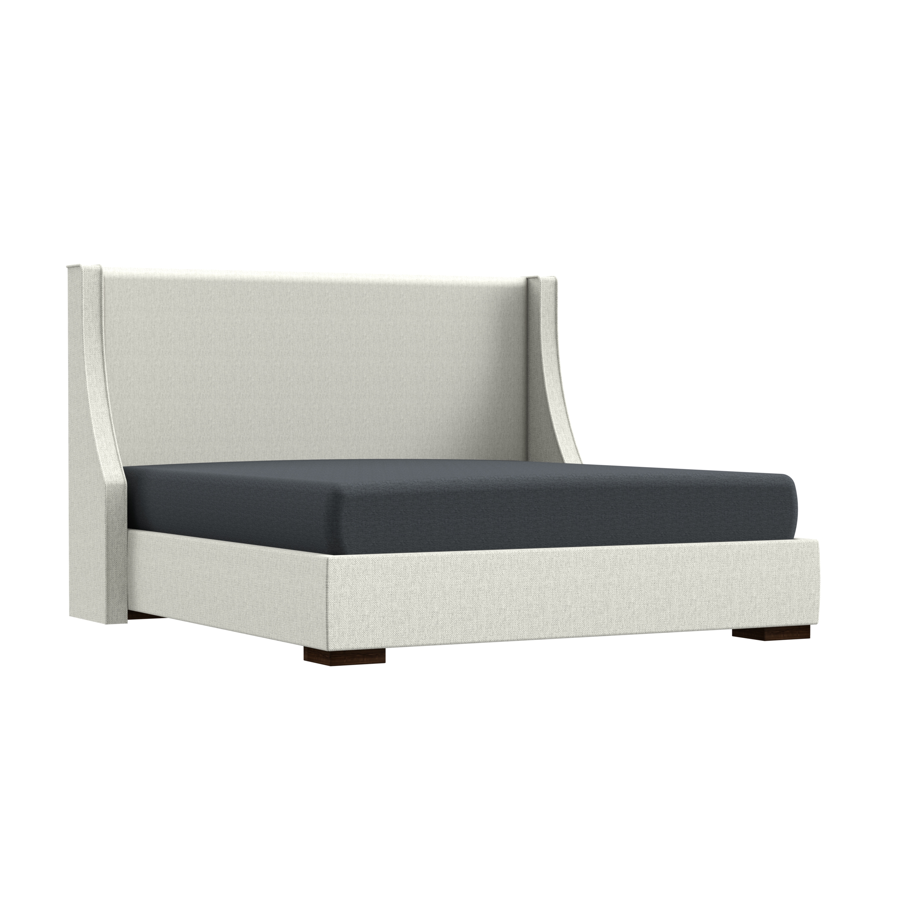 Winged Upholstered Bed | Robert Langford