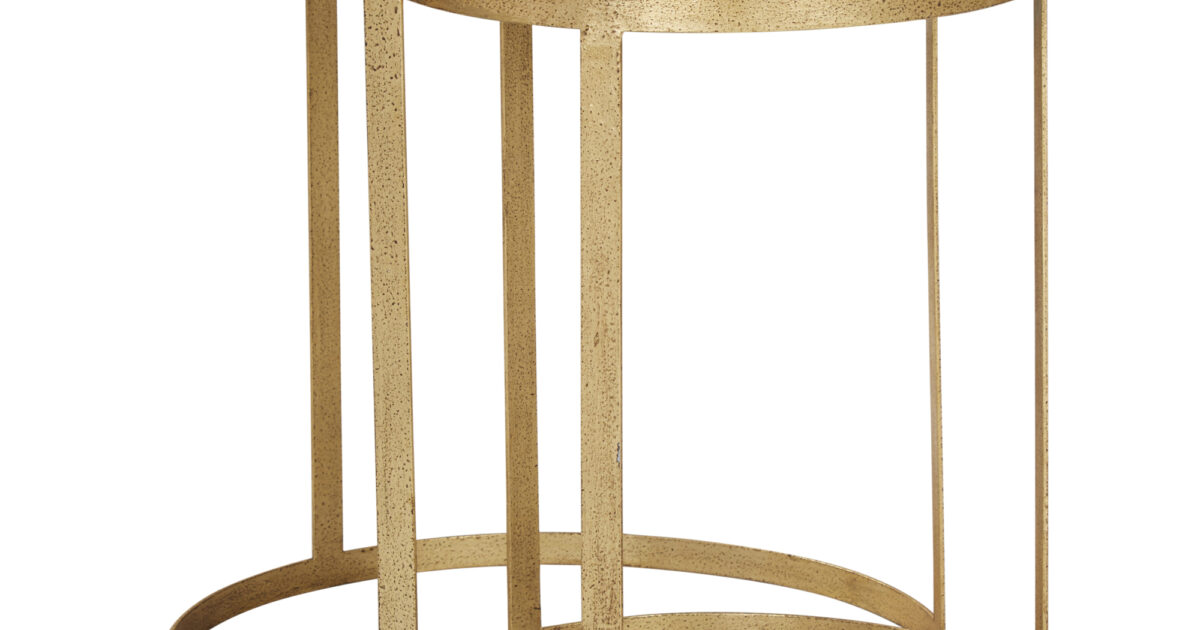 Brando Nest Side Table | Or and Antique Mirror | Robert Langford