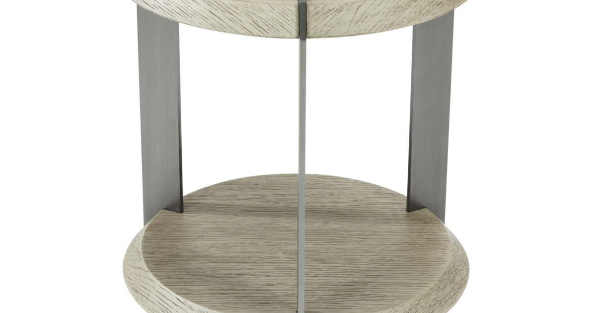 Kenilworth Round Side Table | Latte 450mm | Robert Langford