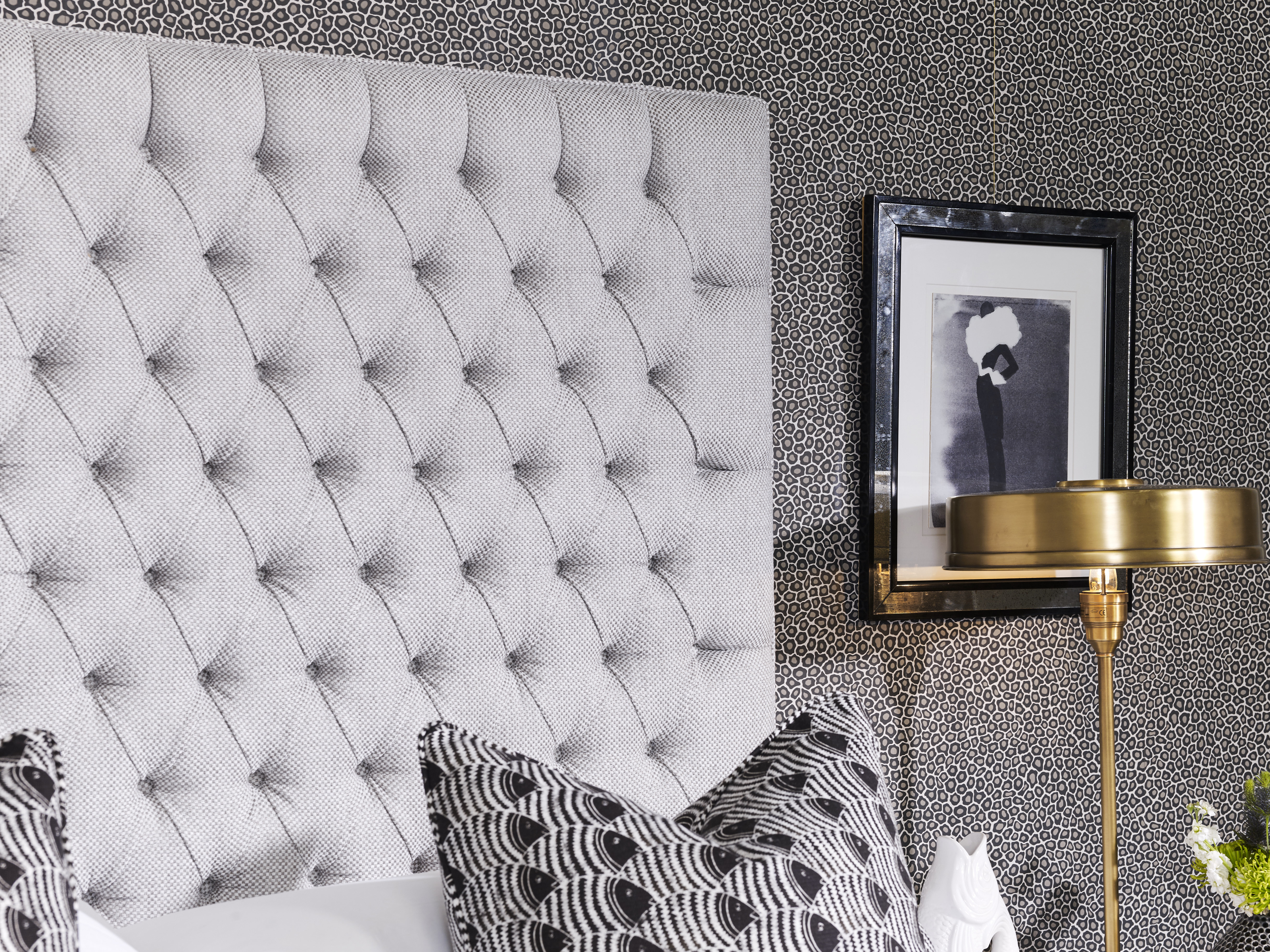 Deep Buttoned Headboard | Robert Langford