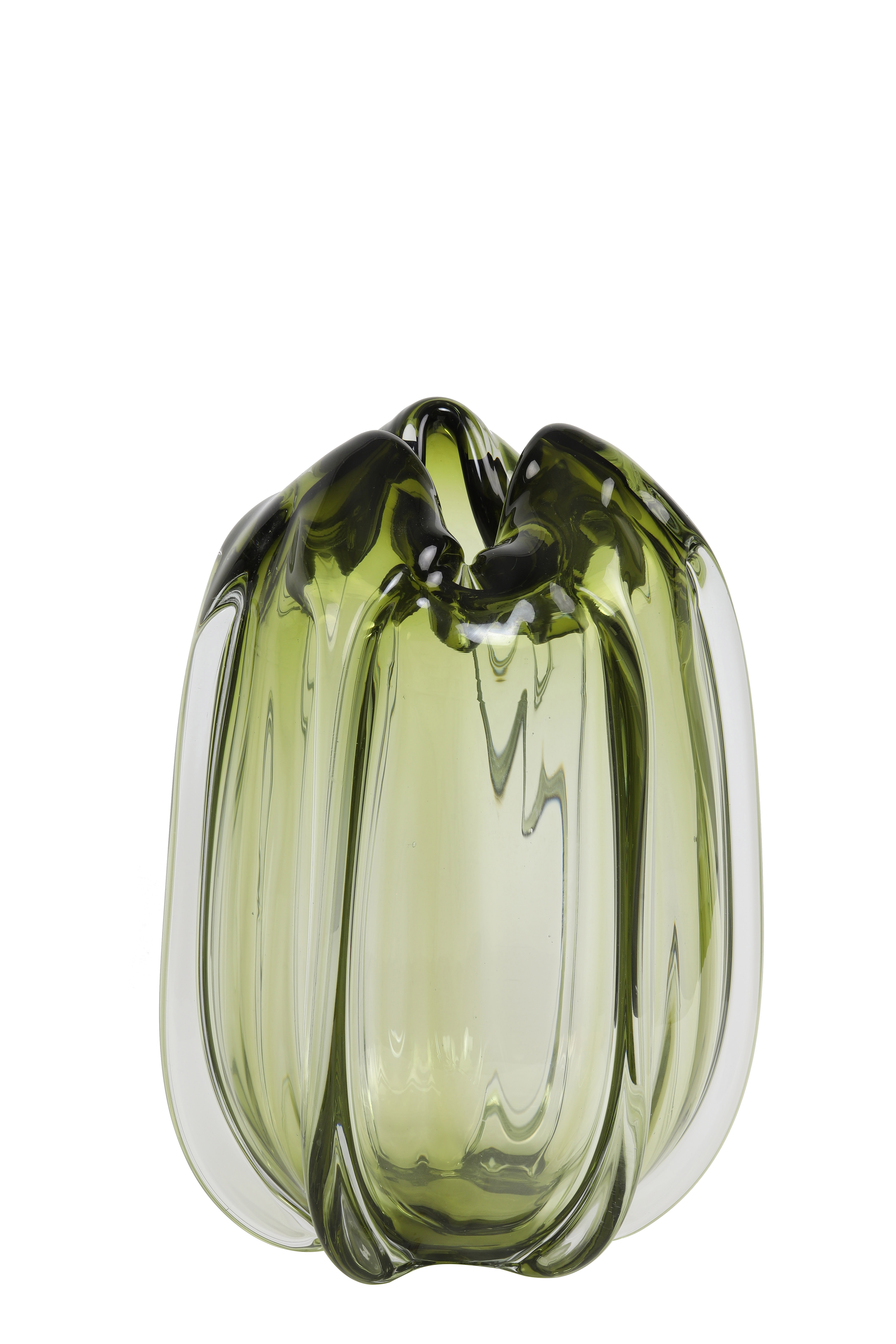 Murela Glass Object 300 | Olive Green | Robert Langford